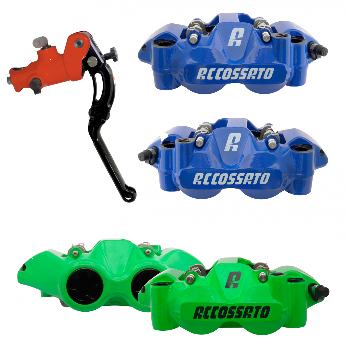 How do I measure Accossato brake calipers?