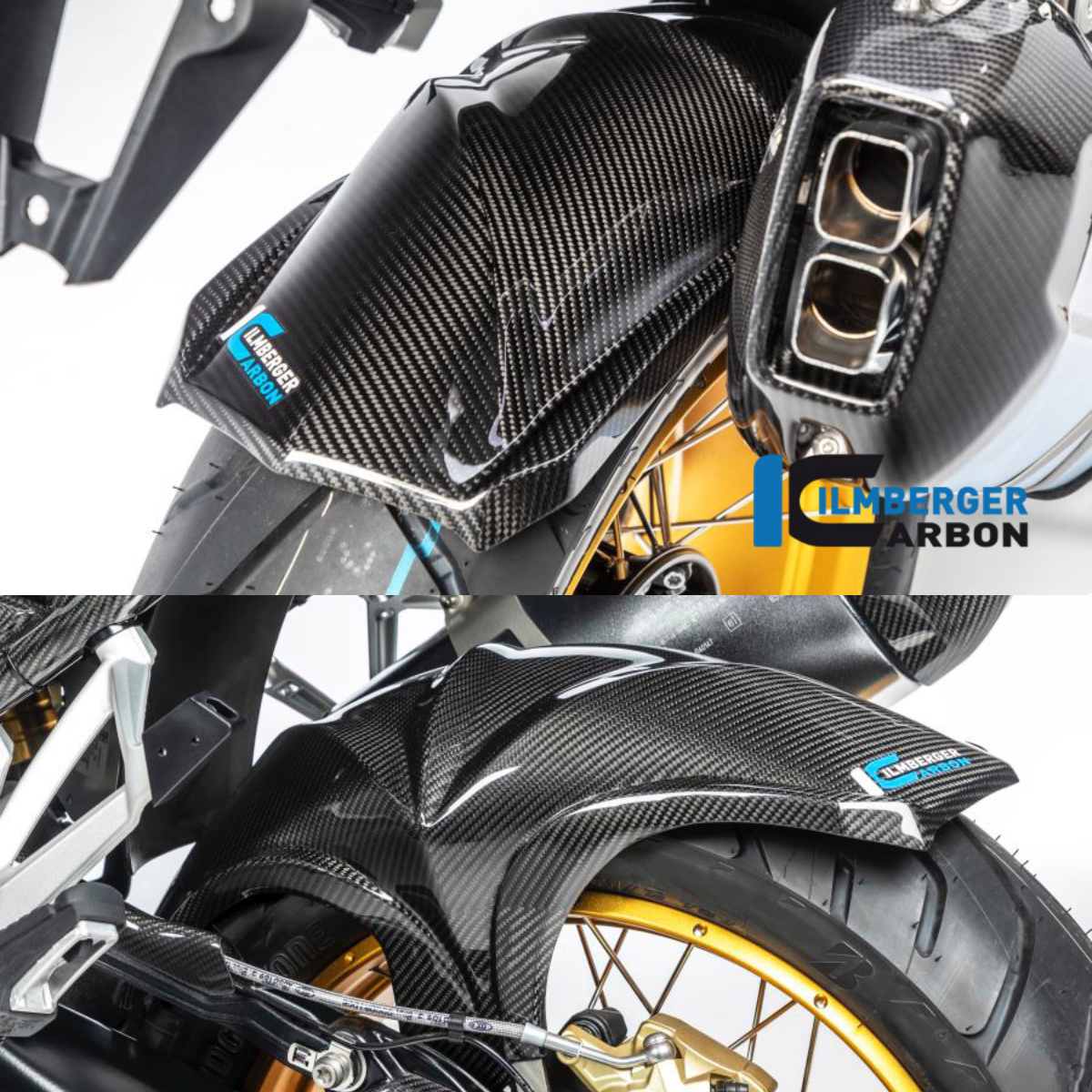 Carbon Fiber Rear Hugger by Ilmberger Carbon (KHO.030.GS19T.K)
