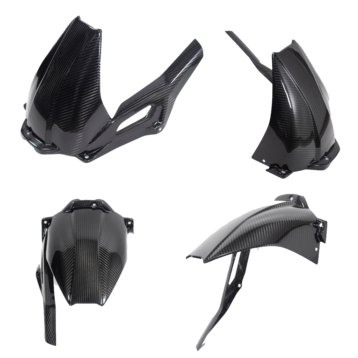 Carbon Fiber Rear Hugger by Ilmberger Carbon (KHO.009.1XR20.K)