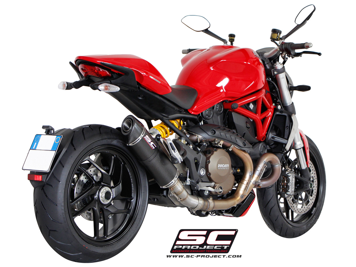 Ducati Monster 1200 Oval Exhaust by SC-Project
